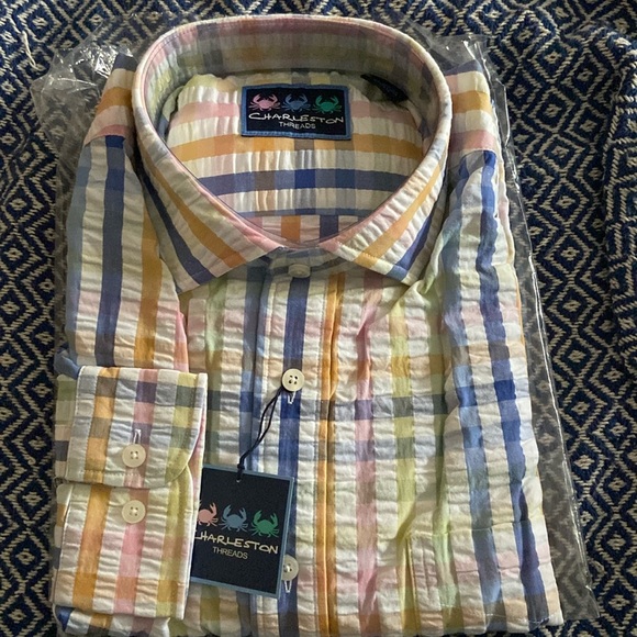 Charleston Threads | Shirts | Charleston Threads Mens Button Down Long ...